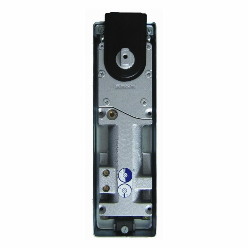 Напольный доводчик GEZE TS500 NV с фиксацией на 90 EN1-4 с крышкой из нержавеющей стали, из нержавеющей стали