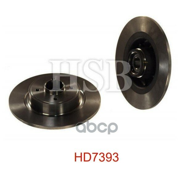Диск тормозной задний RENAULT: GRAND SCENIC II 04->08 HSB арт. HD7393