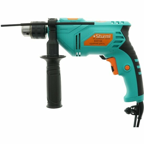 Sturm! ID2154 Дрель ударная , 650 Вт 0-3000 об/мин, 0-48000 уд/мин, патрон 13 мм, регул. обор.