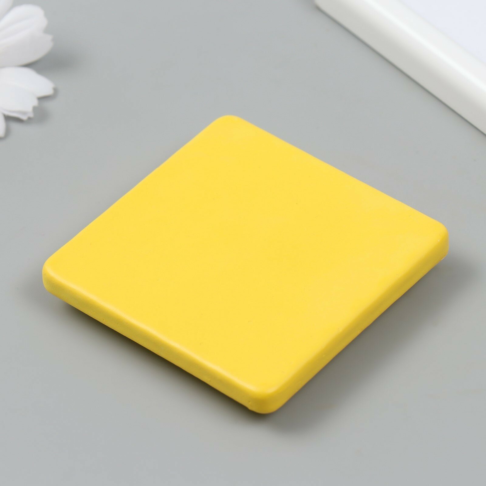 Крышка для банки свечей, подсвечника, гипс, 1.5×8 см, микс