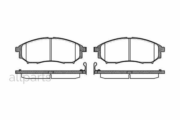 REMSA 085214 Комплект тормозных колодок дисковый тормоз