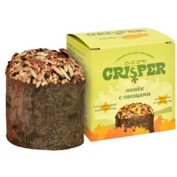 MR.Crisper Лакомство для грызунов "Пенек" с овощами, 80г 0.08 кг