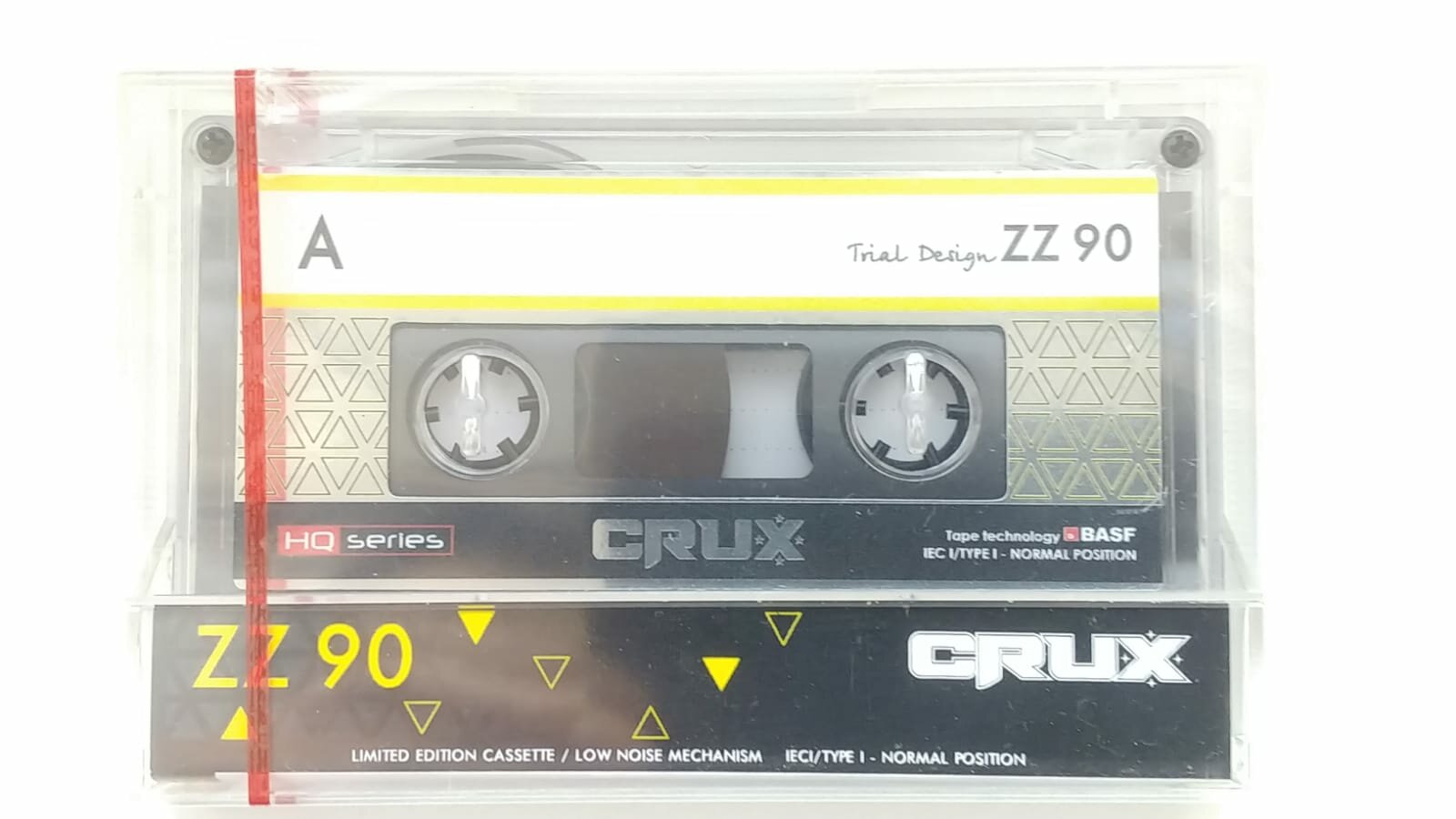 Аудиокассета запечатанная Crux ZZ-90 (Type I Normal position)