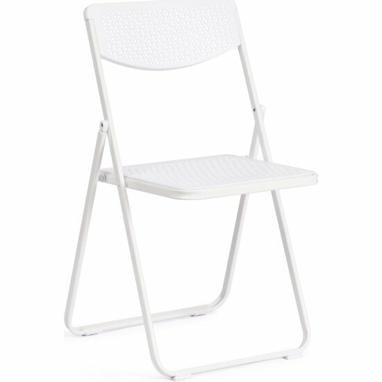 Стул складной Tetchair FOLDER (mod. 3016) / 1 шт. в упаковке, каркас: металл, сиденье/спинка: пластик, 48,5 х 48 х 82,5 см, white (белый)
