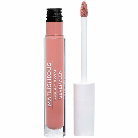 Жидкая помада-блеск Seventeen Matlishious Super Stay Lip Color, тон 04 светлый палисандр