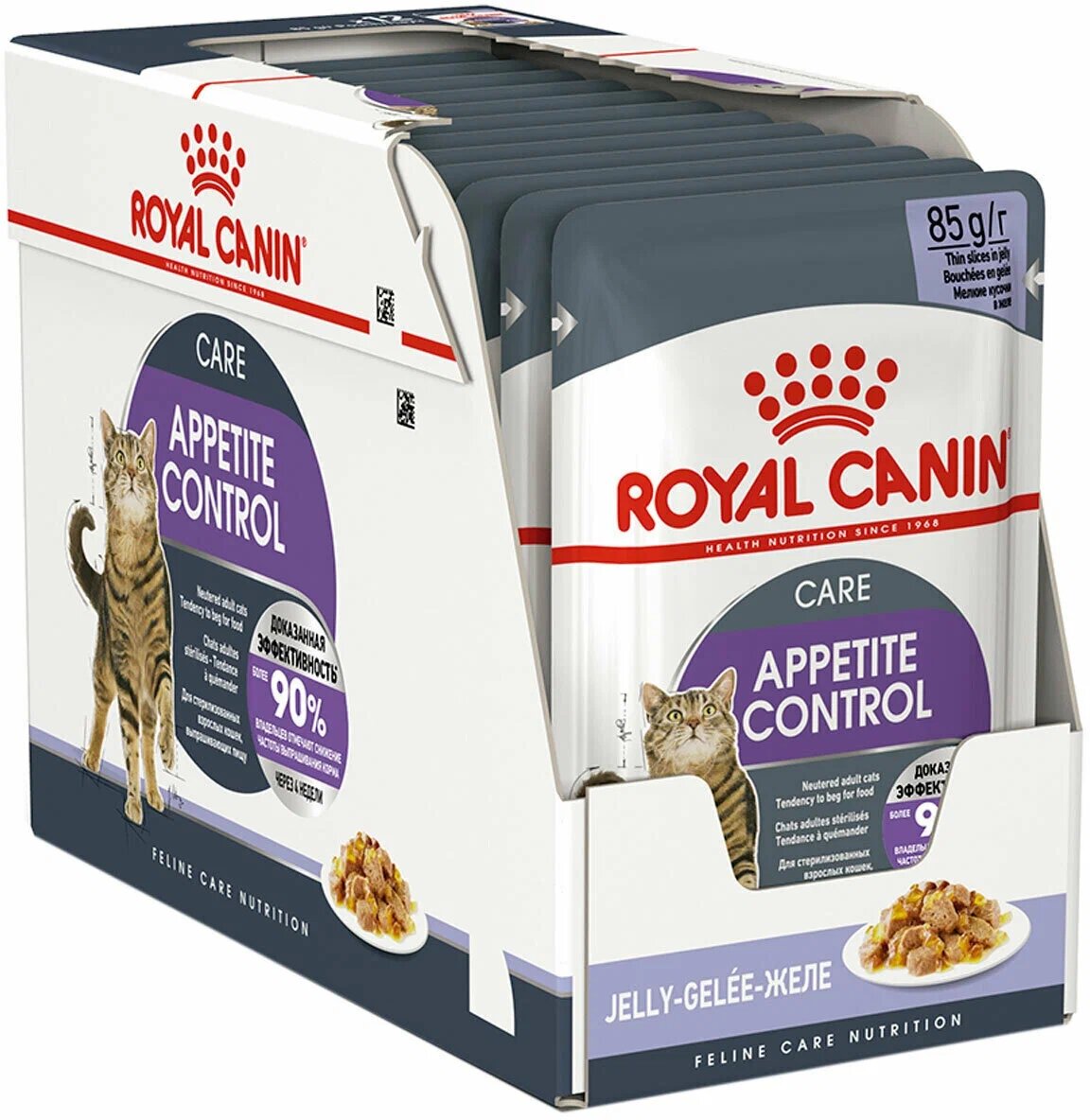 Влажный корм для кошек Royal Canin Appetite Control Care, регуляция голода, (в желе), 12шт х 85гр