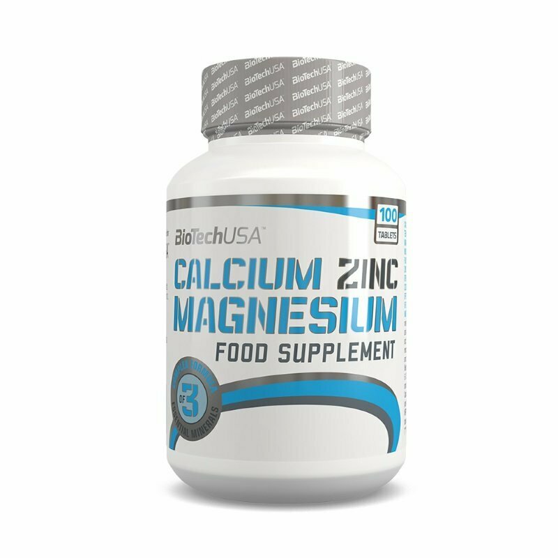 Витамины цинк + Кальций + Магний Calcium Zinc Magnesium 100 штук