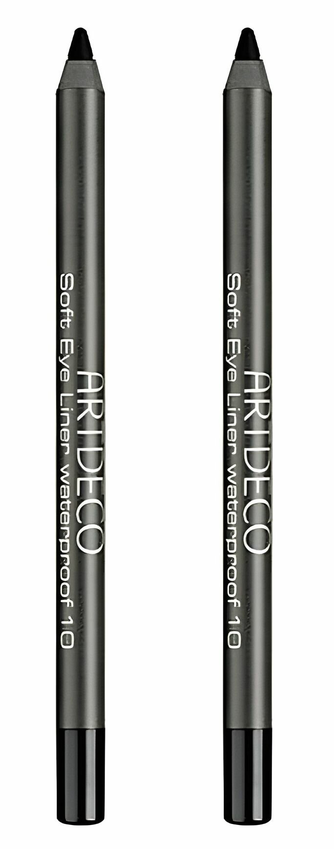 ARTDECO Карандаш для век Водостойкий, тон 10, Чёрный, 1,2 г, 2 шт