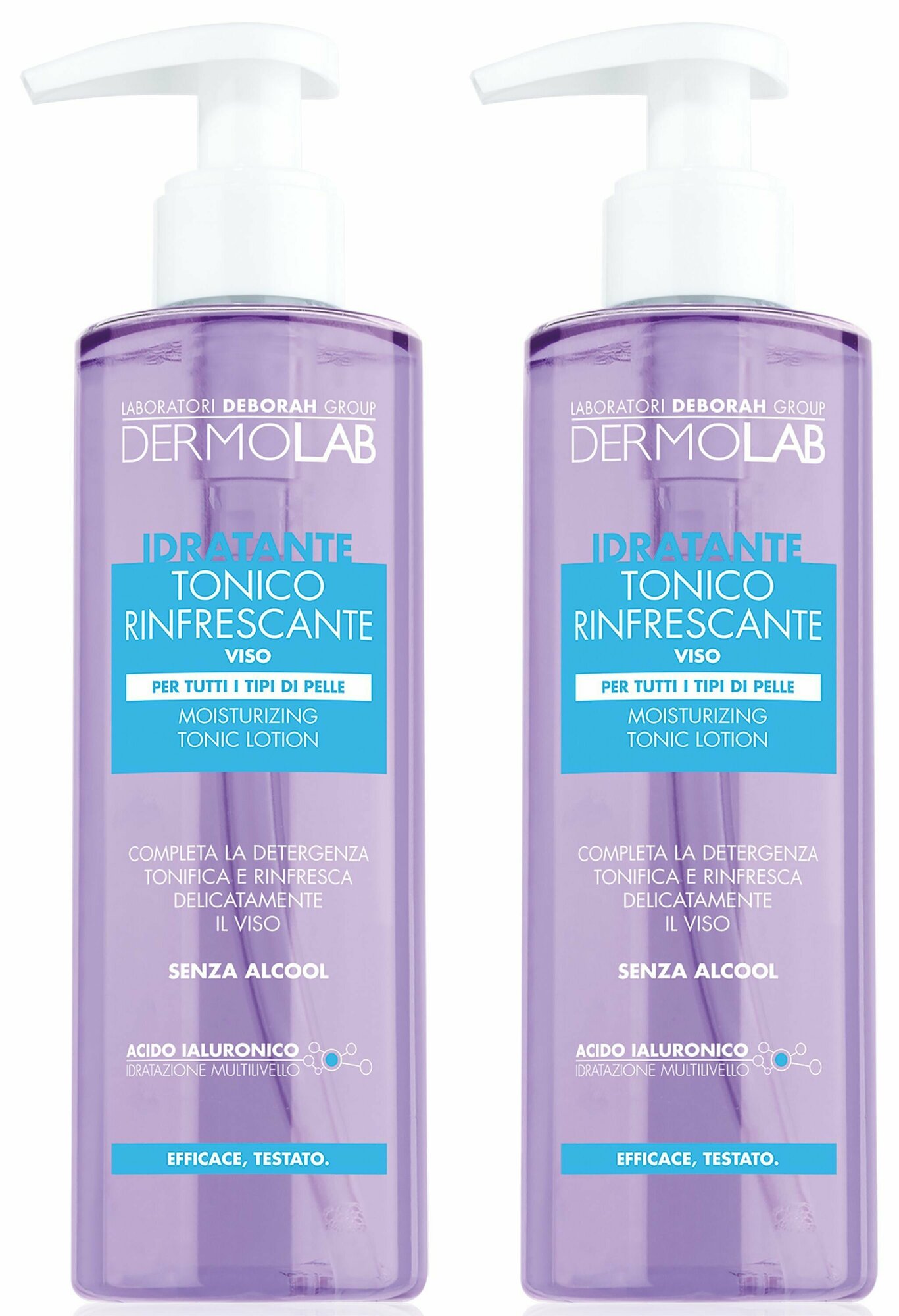 Dermolab Тонизирующий лосьон увлажняющий Moisturizing tonic lotion, 200 мл, 2 штуки