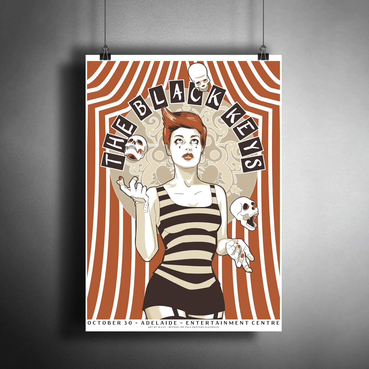 Постер плакат для интерьера "Музыка: Американская рок-группа Блэк Кейс. Дэн Ауэрбах и Патрик Карни, группа The Black Keys"/ A3 (297 x 420 мм)