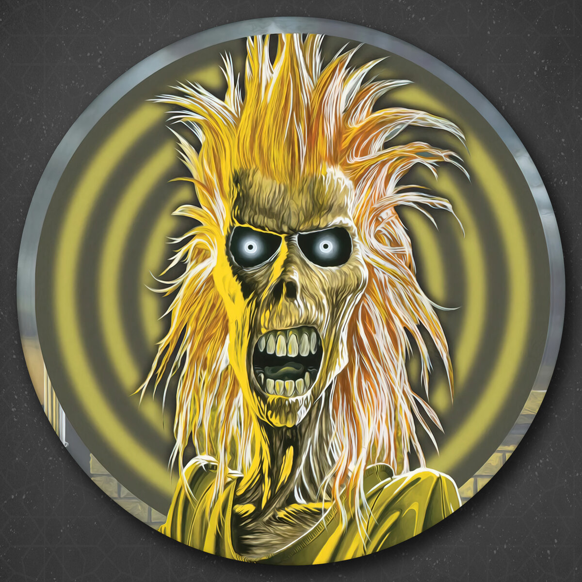 Наклейка на авто "Iron Maiden - Эдди" 19x19 см