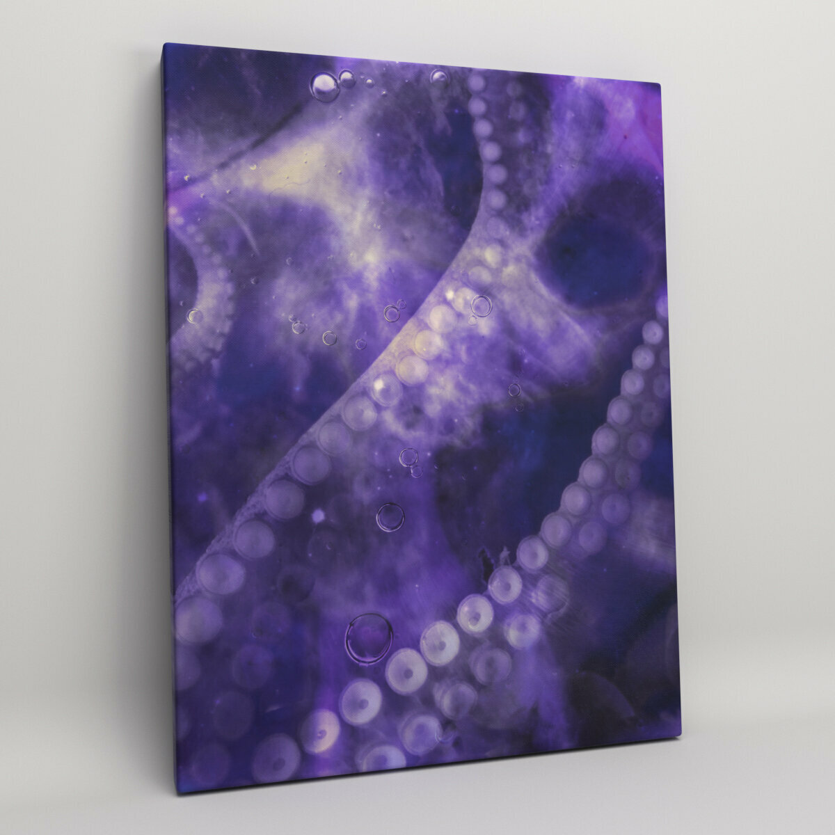 Картина на холсте (интерьерный постер) "Щупальца осьминога" арт, с деревянным подрамником, размер 30x40 см