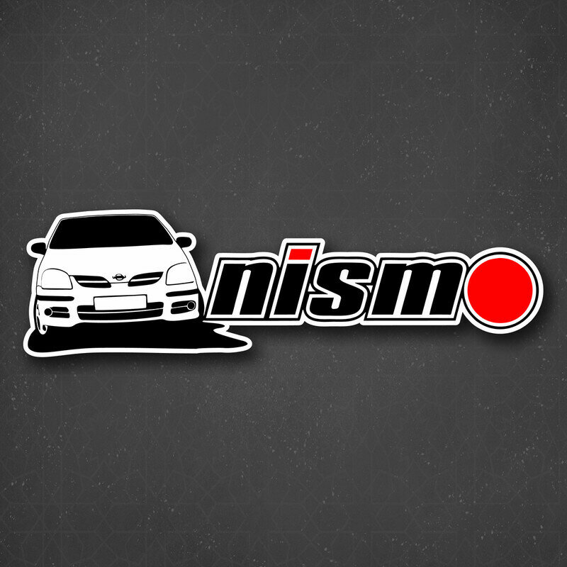 Наклейка на авто "Nissan NISMO - Ниссан Нисмо" 24x6 см