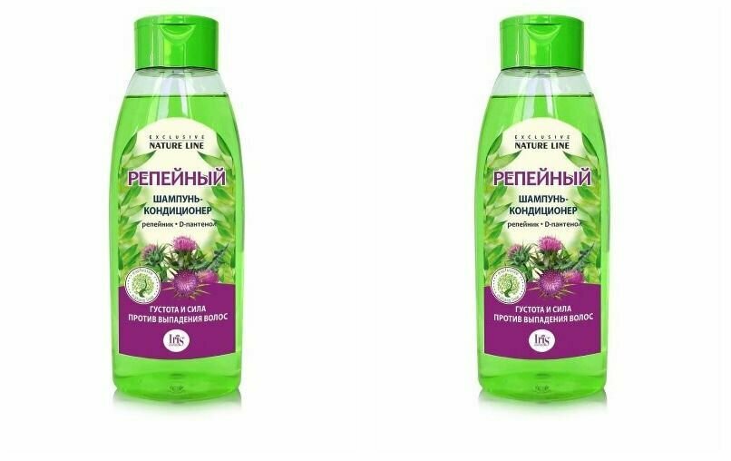 IRIS Exclusive Nature Line Шампунь-кондиционер Репейный, 520 мл - 2 шт