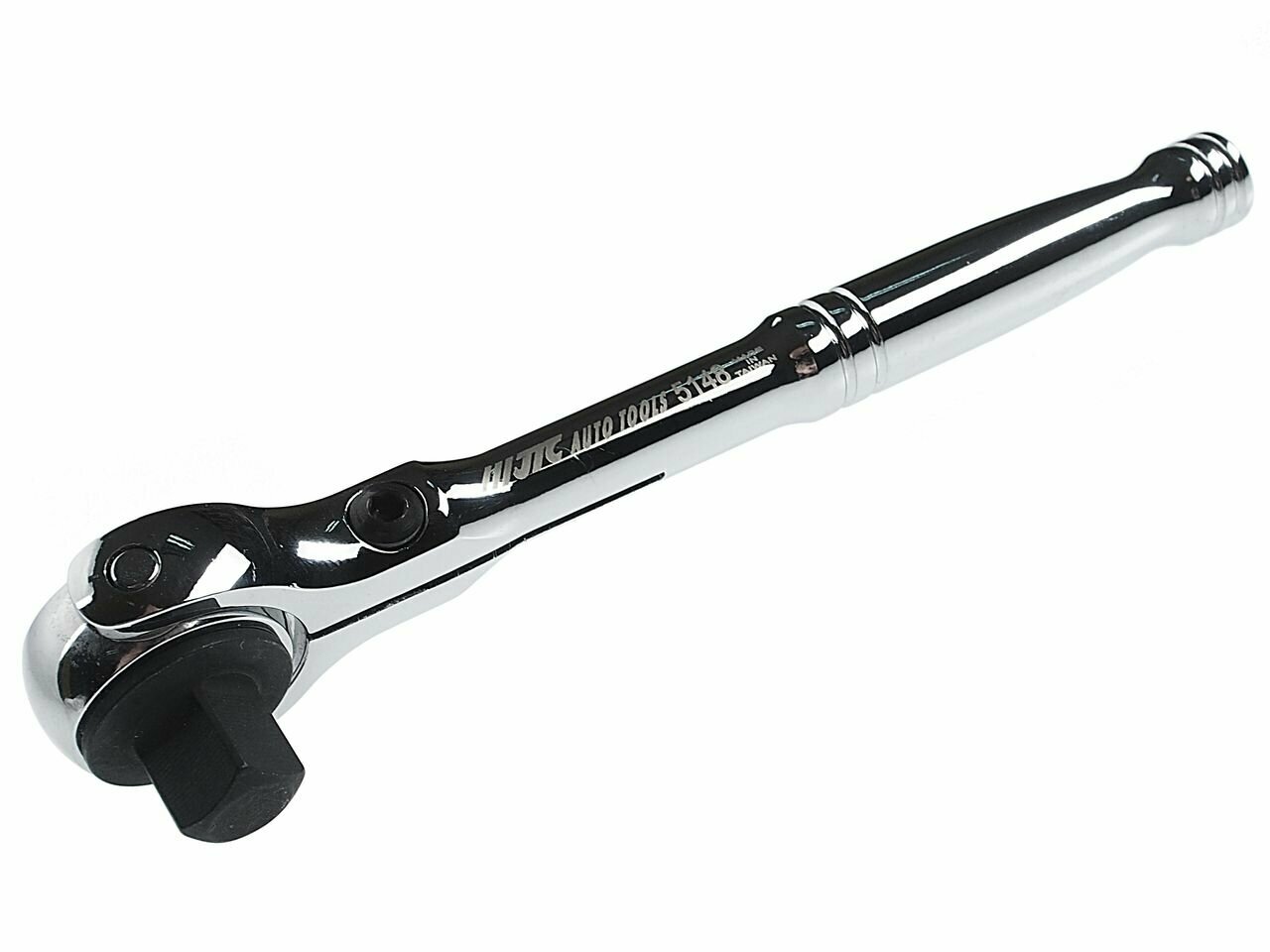 Трещотка 3/8" 72-зубцовая с поворотной головкой, с металлической рукояткой, длина 146 мм JTC-5148