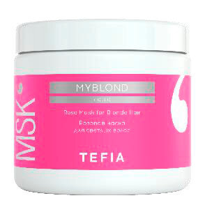 Tefia MY BLOND Розовая маска для светлых волос 500мл
