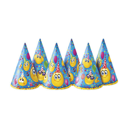 Империя поздравлений Набор колпаков море улыбок (6 шт.)