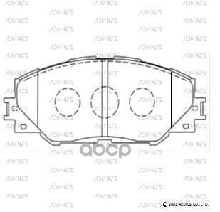 Дисковые Тормозные Колодки Advics ADVICS арт. A1N129