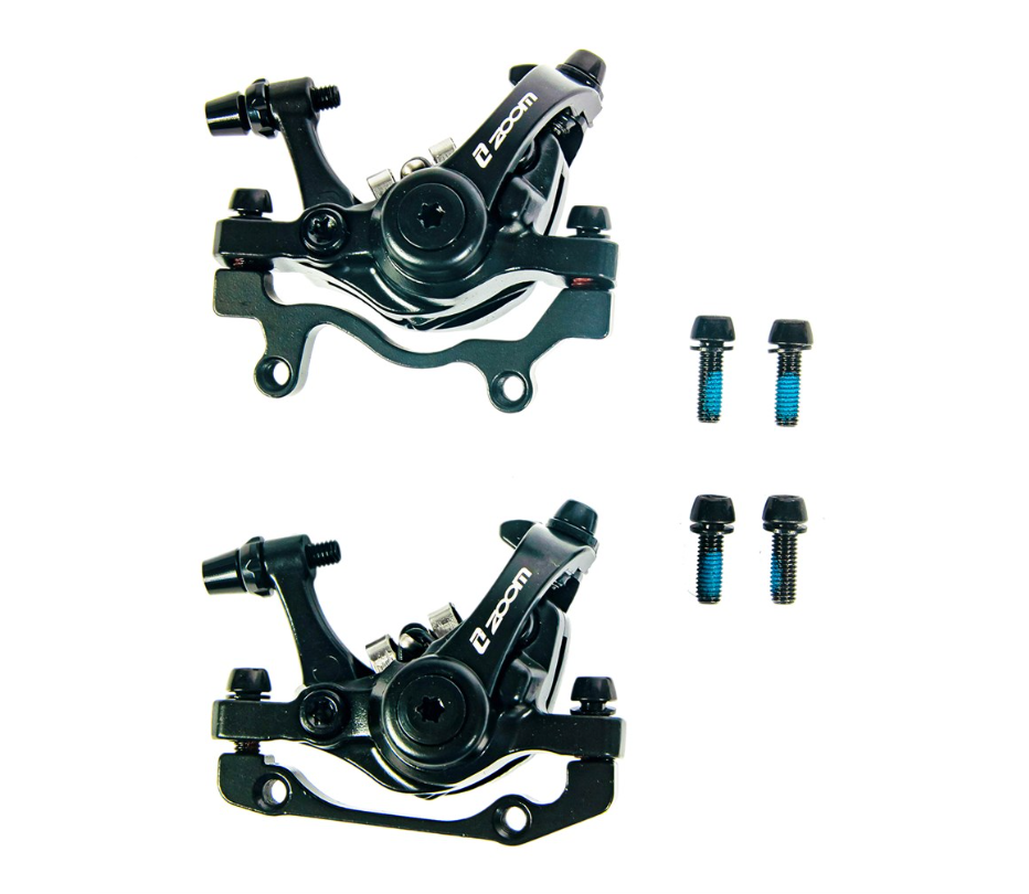 Тормоз ZOOM DB-680 дисковый механический, комплект пер/зад, ротор 2 шт 160мм, IS. DB-680-160