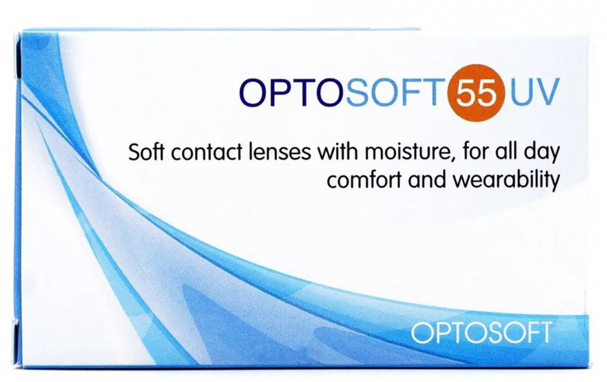 Optosoft Контактные линзы 55 UV (6 линз) -8.50, 8.6