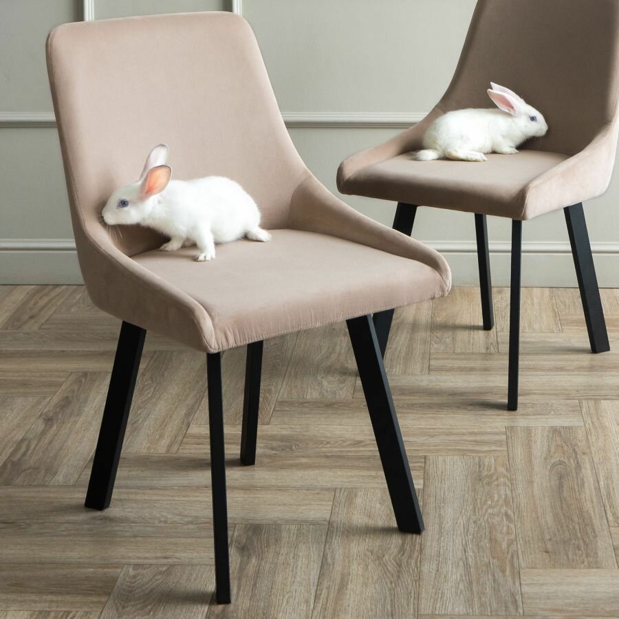 Стул кухонный Фабио обеденный мягкий со спинкой, кресло для письменного стола, для гостиной, для детской, в спальню