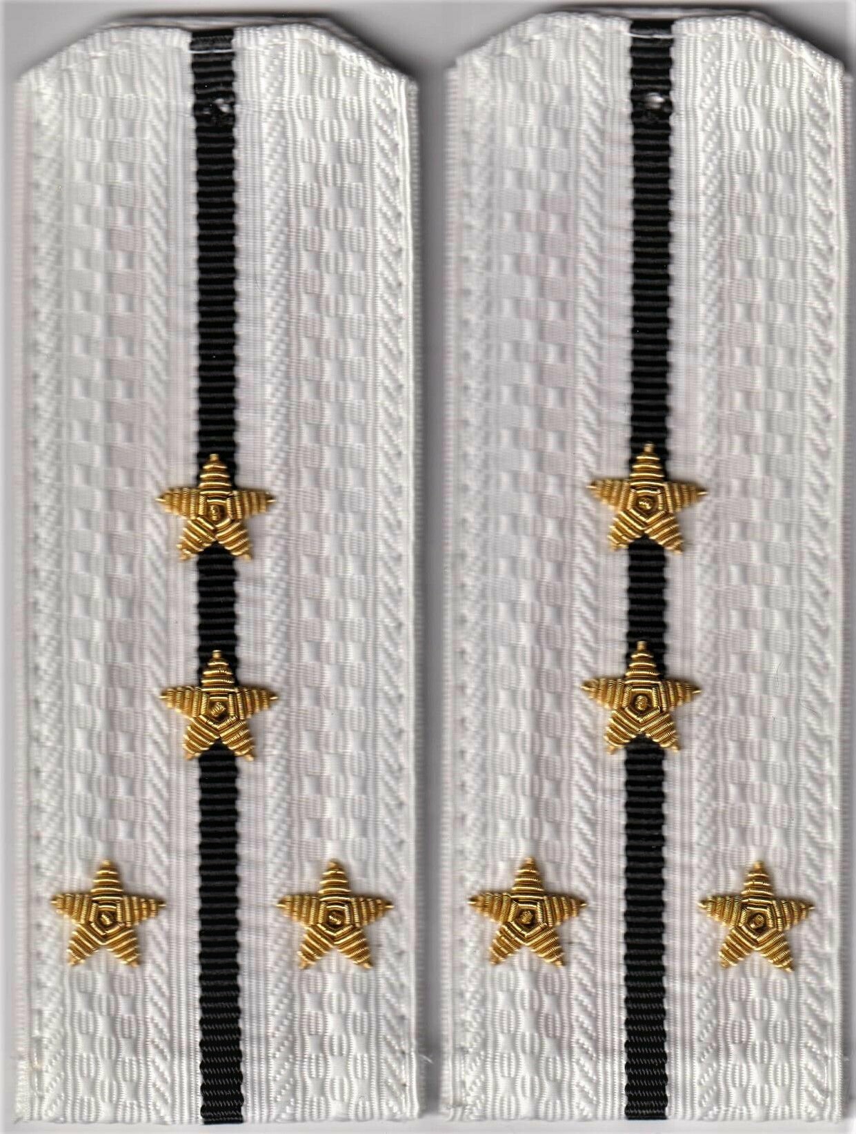 Погоны ВМФ на белую рубашку, капитан - лейтенант