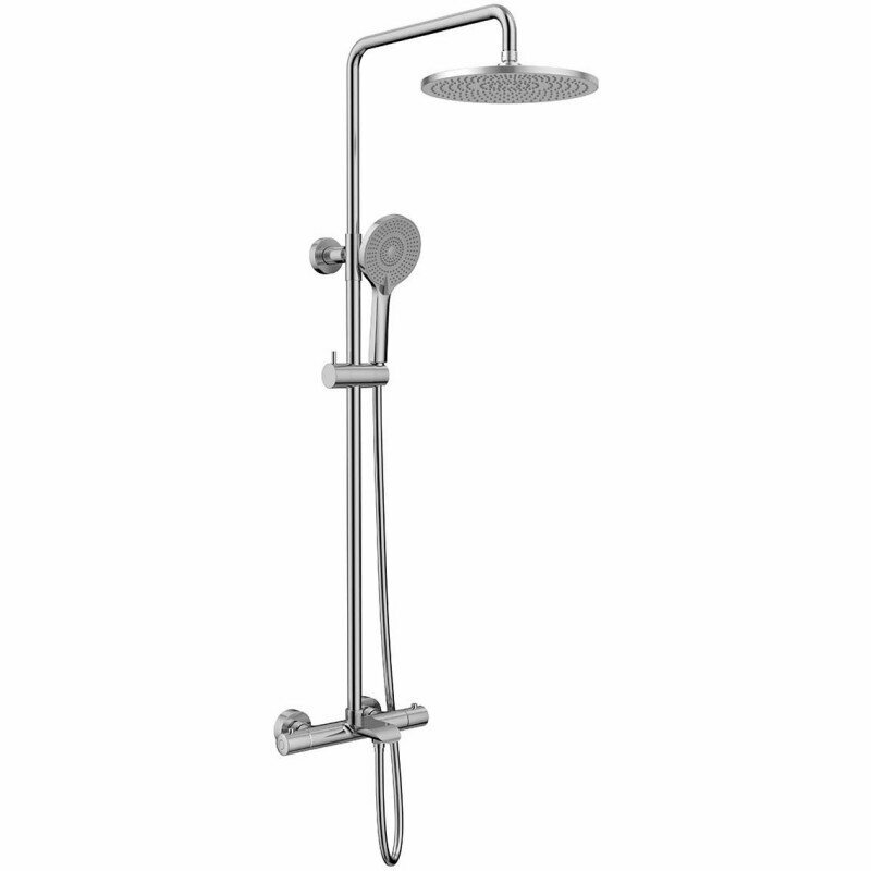 Душевая система 250 мм Vincea Esse VSFS-1E1TCH с термостатом, цвет хром