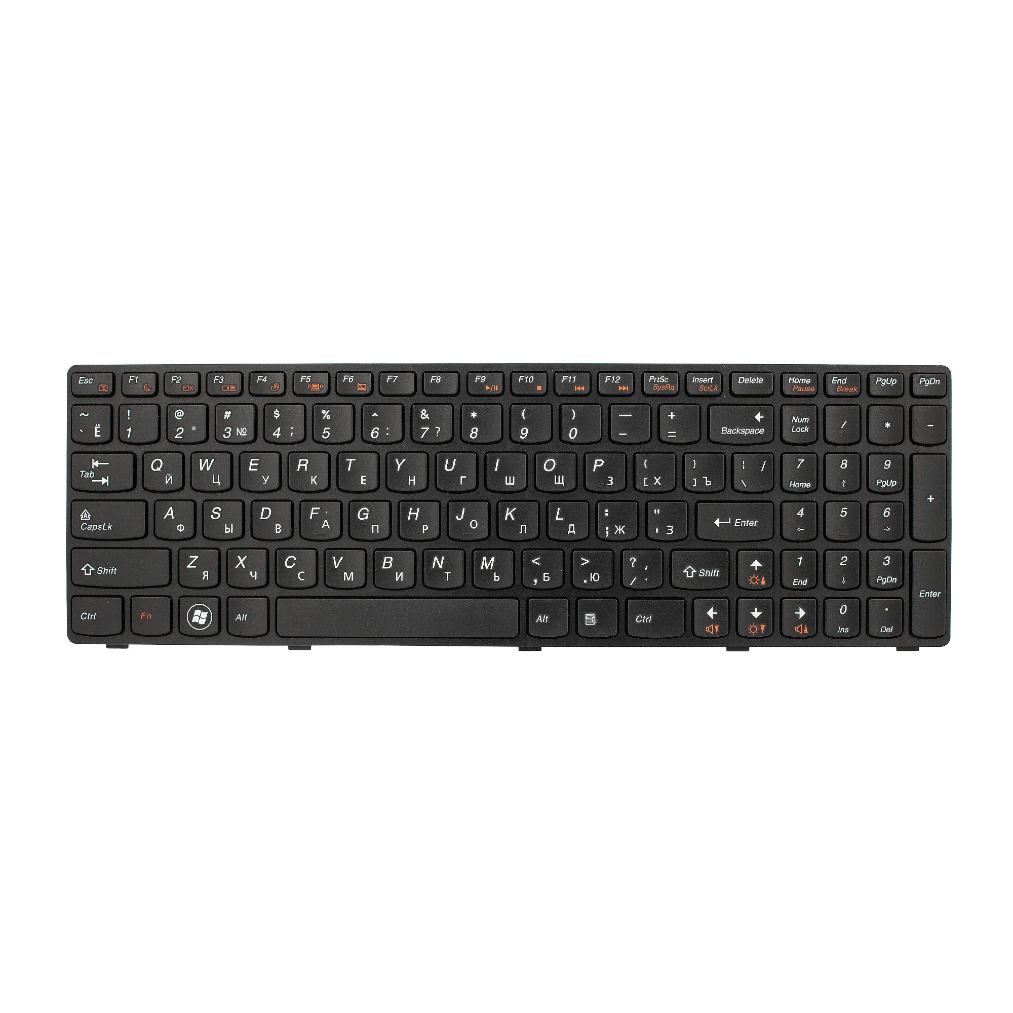 Клавиатура для Lenovo b590 / v580c / b570 / ideapad z570 / b580 / v580 / z575 / v570 / b575 / b595 / b585 / v575 / v585