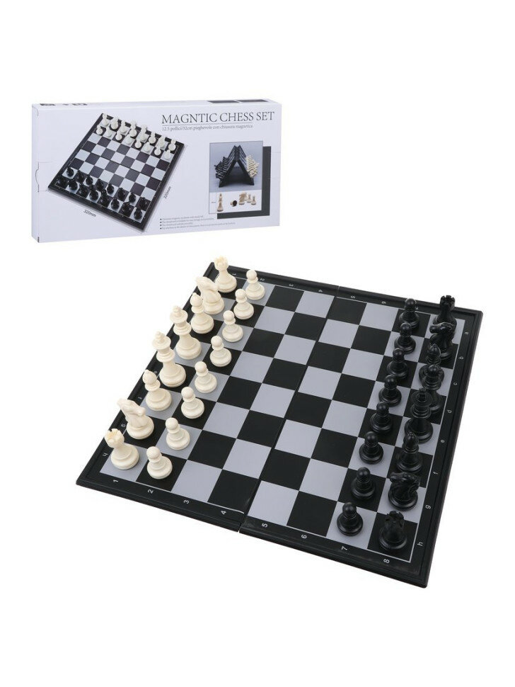 Настольная игра Шахматы магнитные, игровое поле 31,5х31,5см. (арт. 652730)