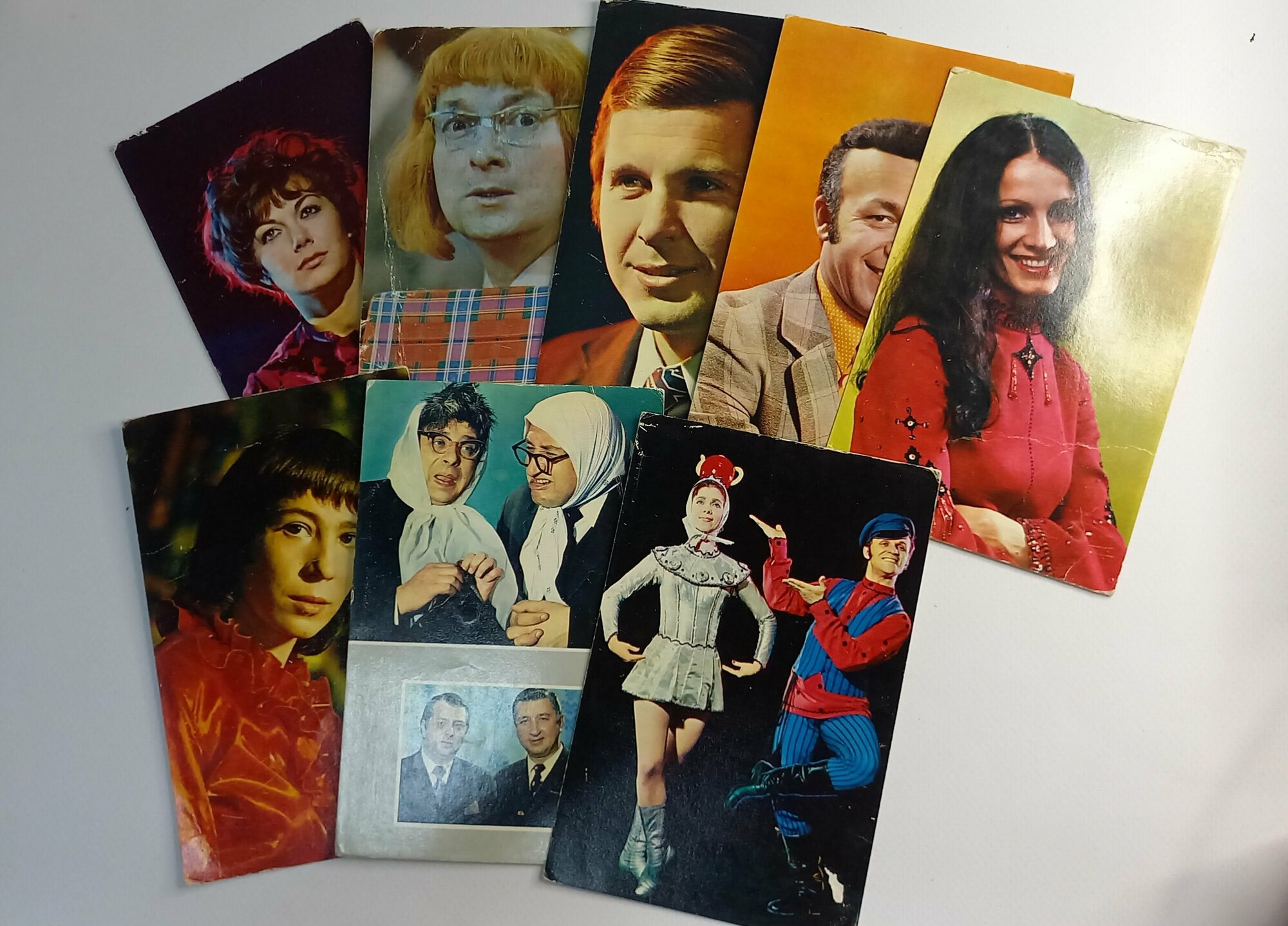 Винтажный советский набор открыток Актёры Советской эстрады 1950-1970 гг