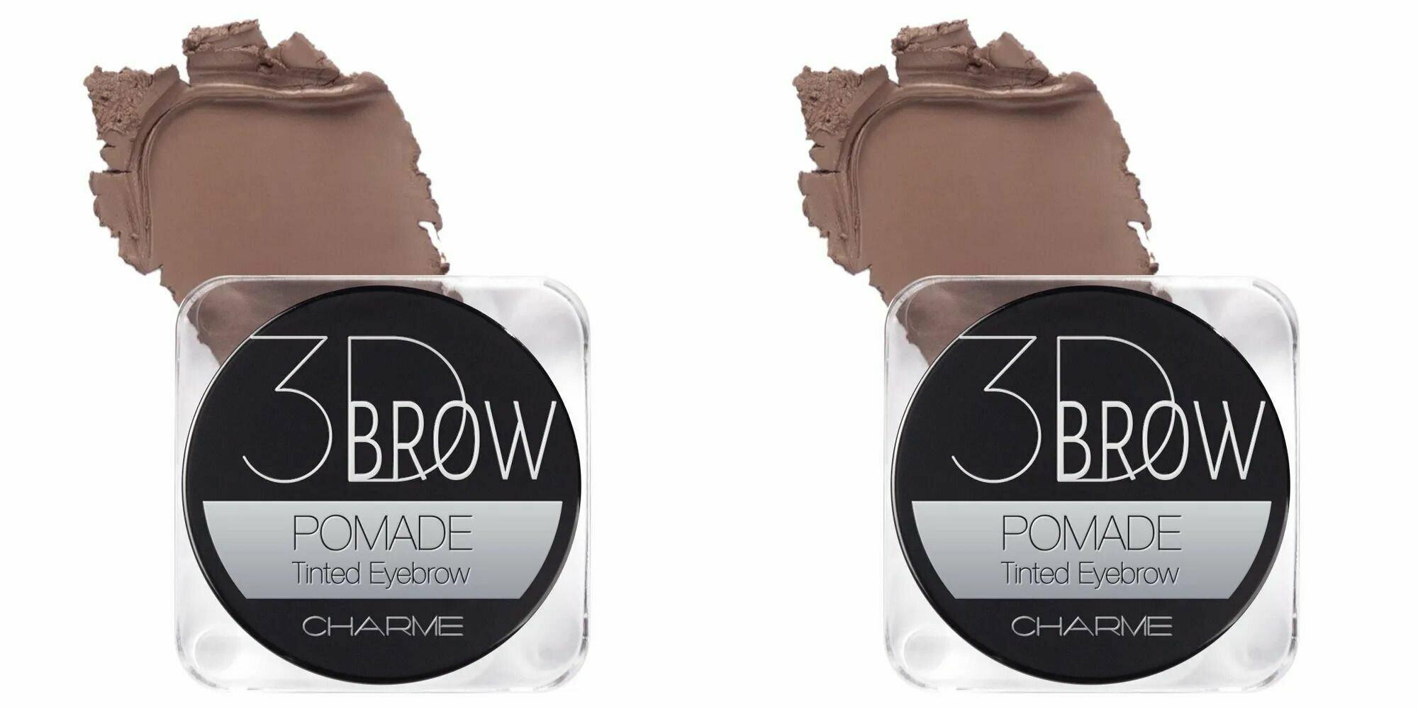 Charme Помада для бровей "3D Brow", тон 102 Фазан, 2 шт