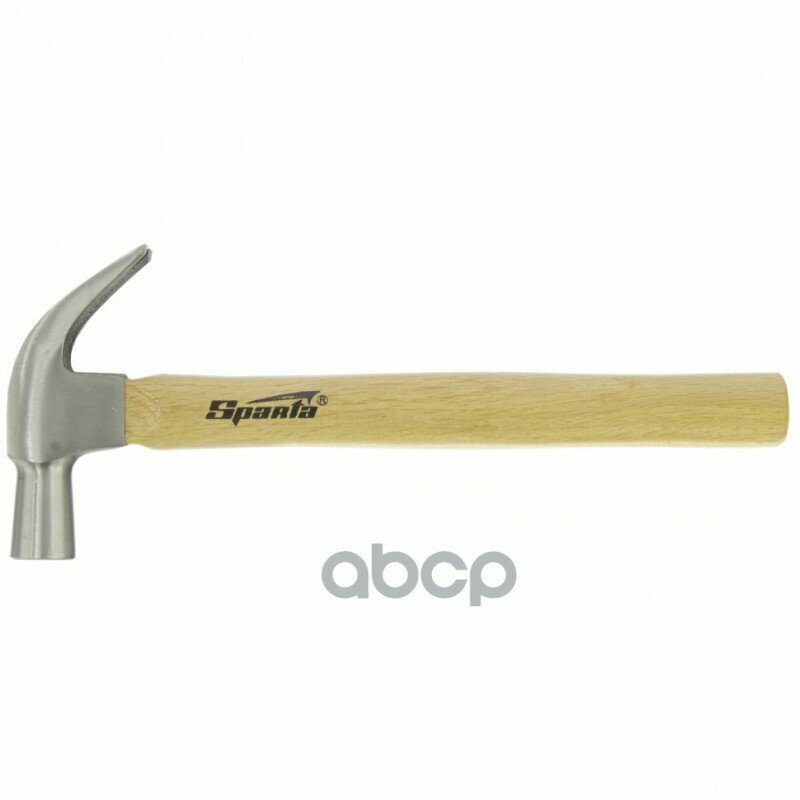 Молоток гвоздодер 0.450кг деревянная ручка SPARTA Sparta арт. 104205