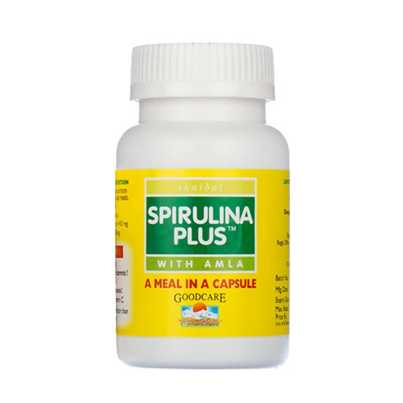 Спирулина Плюс Гудкер (Spirulina plus Amla Good Care), 60 капсул