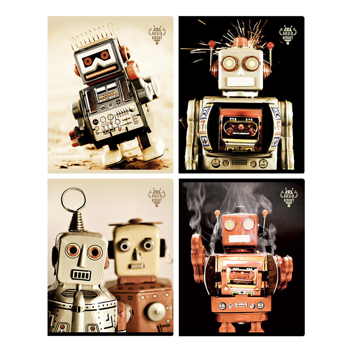 Тетрадь 48л клетка роботы