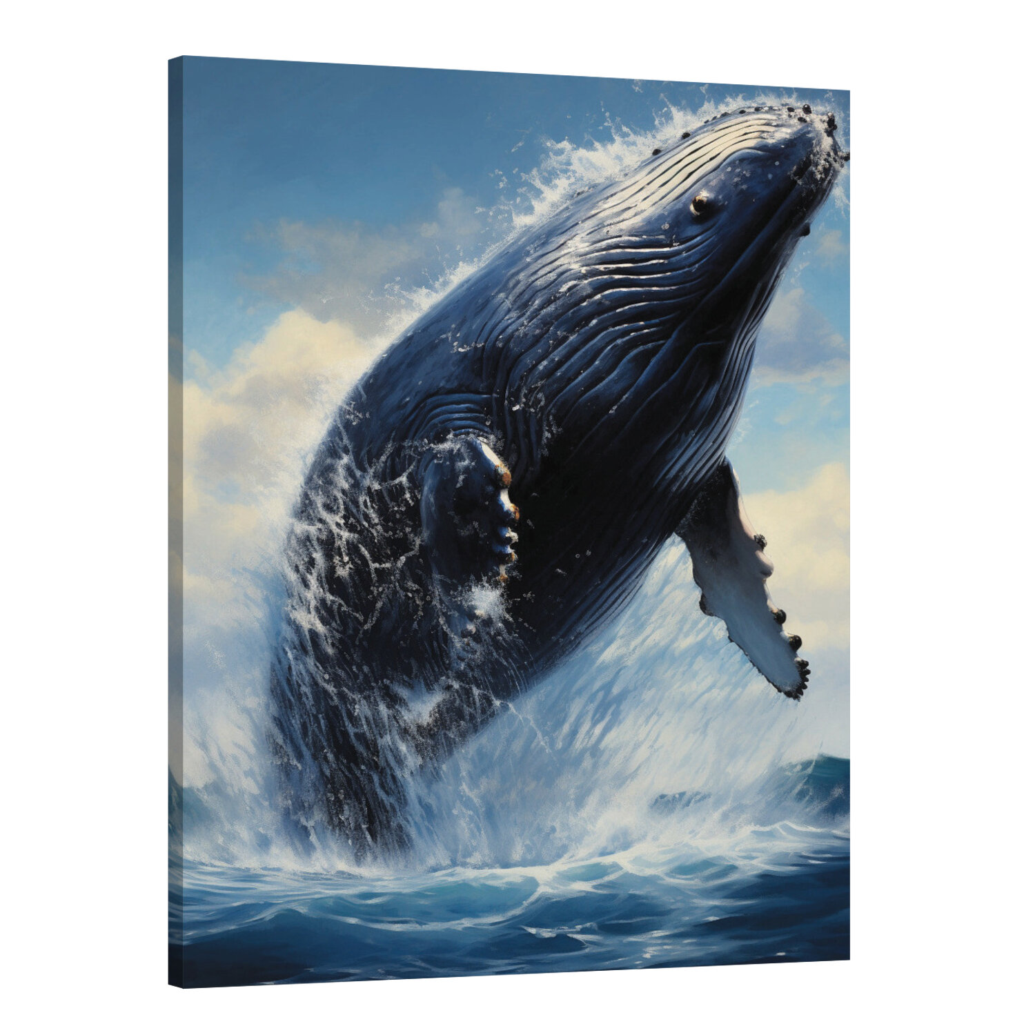 Интерьерная картина 50х70 "Кит"