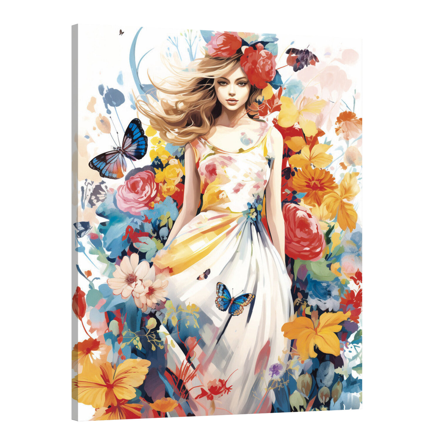 Интерьерная картина 50х70 "Цветочный шик"