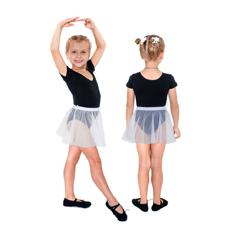 Юбочка гимнастическая сетка Indigo Sm-080-32-34, размер 32-34, белый размер 28-30