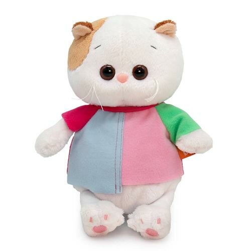 Budi Basa Мягкая Игрушка Кошечка Ли-Ли BABY в разноцветной футболке (20см, в подарочной коробке) LB-