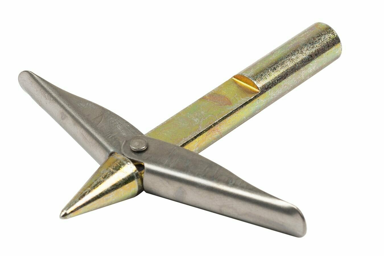 Наконечник Lazio из оцинкованной стали с 2-мя короткими флажками (2 шт.)