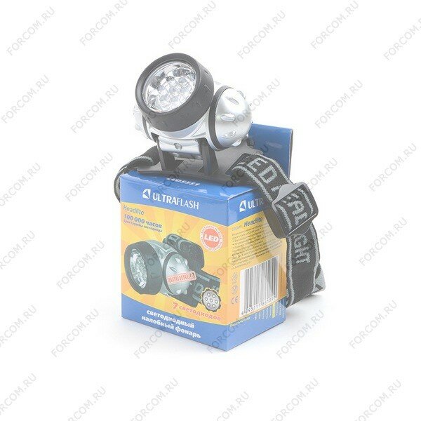 Фонарь ULTRAFLASH LED5351 налобный BL1
