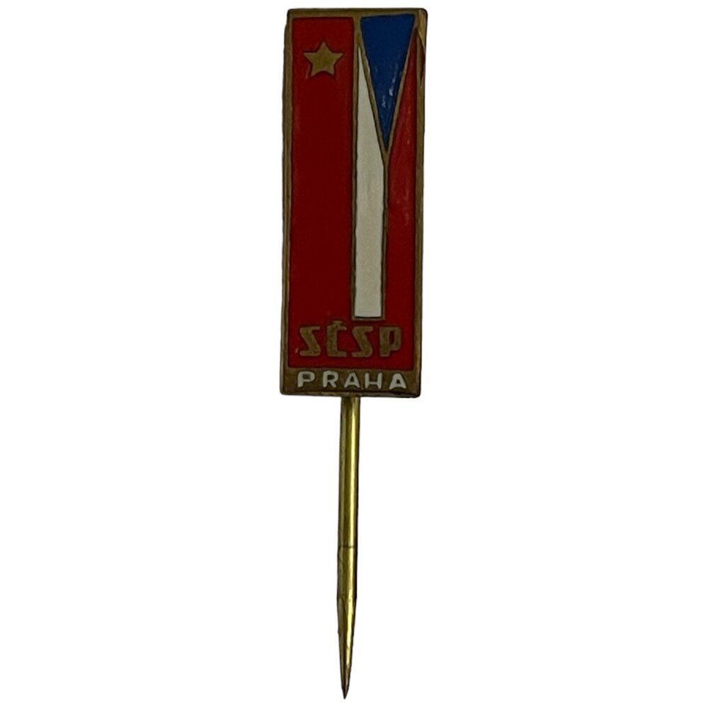 Знак "Союз Чехословацко-Советской дружбы. Прага" Чехословакия 1961-1970 гг.