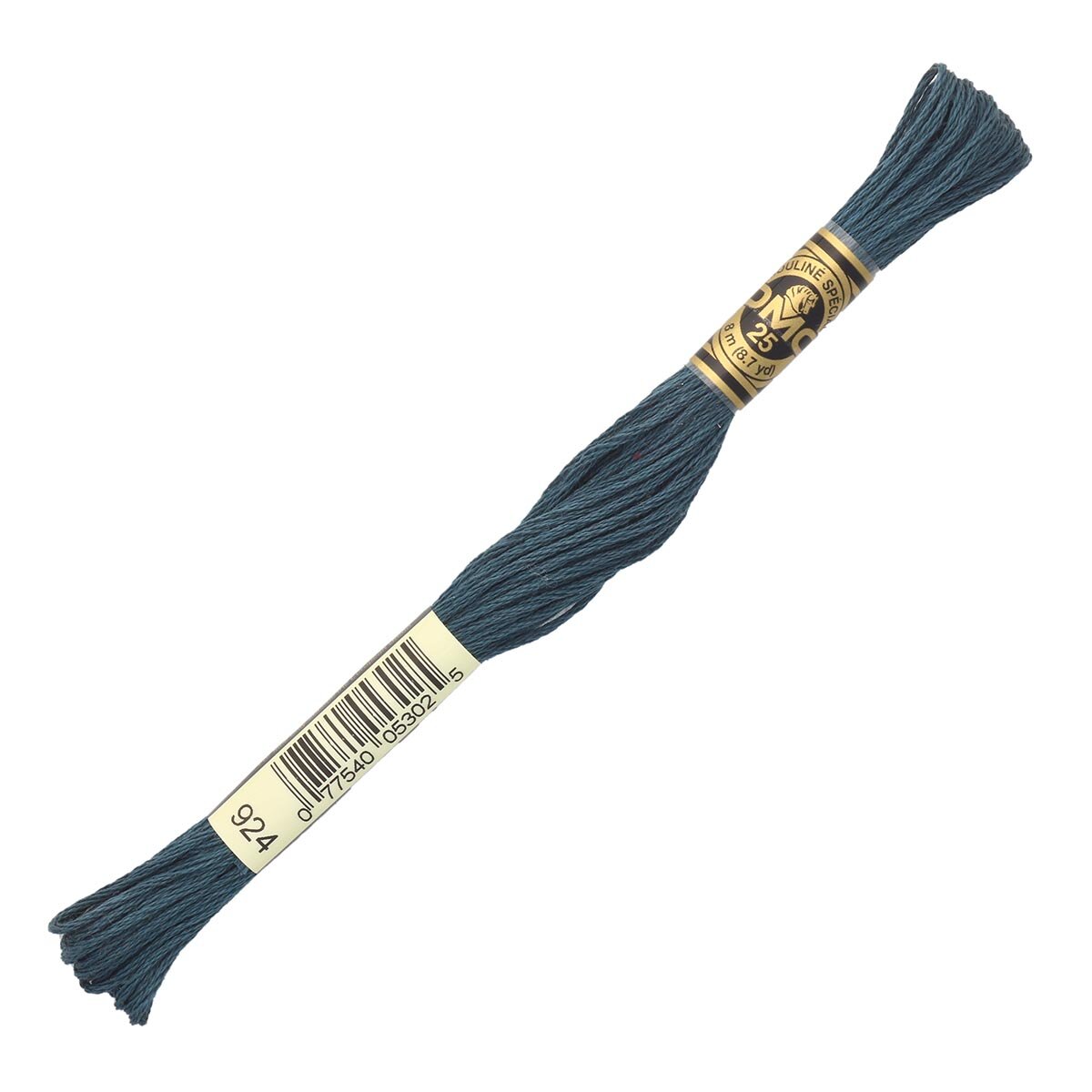 Мулине одноцветный набор DMC 117, мерсеризованный хлопок, 8 м (924), 12 шт