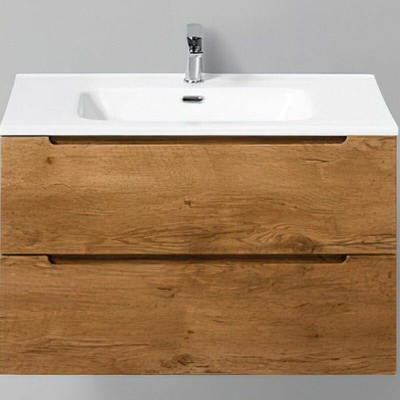 База под раковину подвесная BelBagno ETNA с двумя выкатными ящиками с доводчиками Rovere Nature 700x455x500 ETNA-700-2C-SO-RN-P