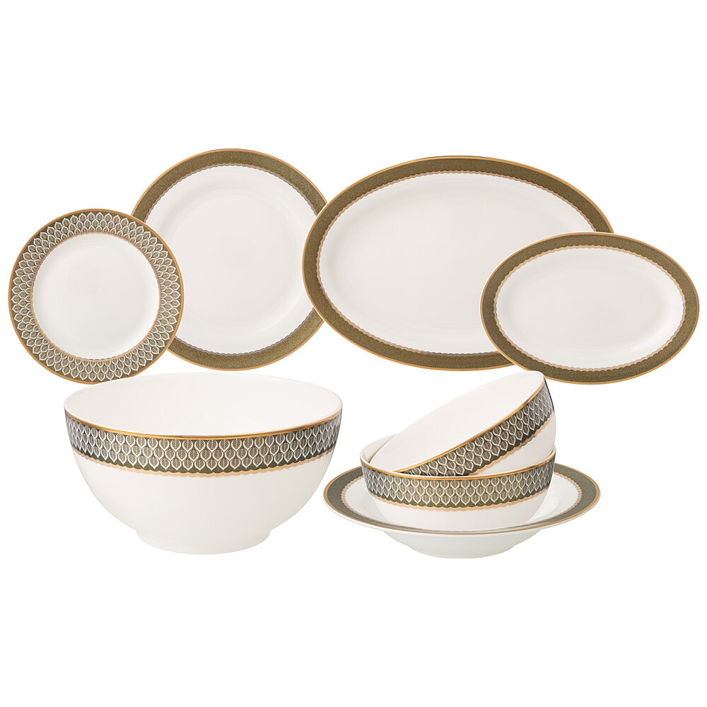 Столовый сервиз LEFARD PEACOCK на 6 ПЕР. 23 ПР. (КОР=1НАБ.)