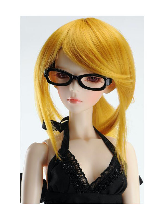 Dollmore 8-9 Pense Cut Wig Blond (Парик блонд длинный прямой с косой челкой размер 20-23 см для кукол Доллмор / Пуллип)