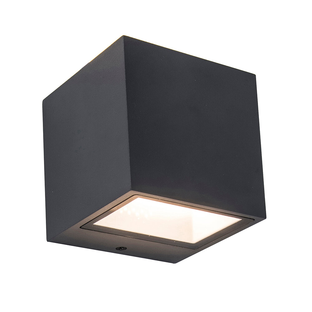 Светильник уличный настенный LUTEC Гемини SQUARE 9 Вт серый