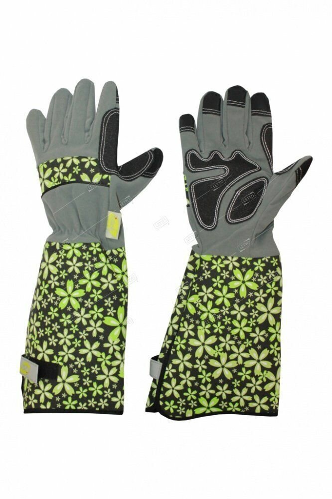 Перчатки садовые для роз с удлиненной манжетой размер L