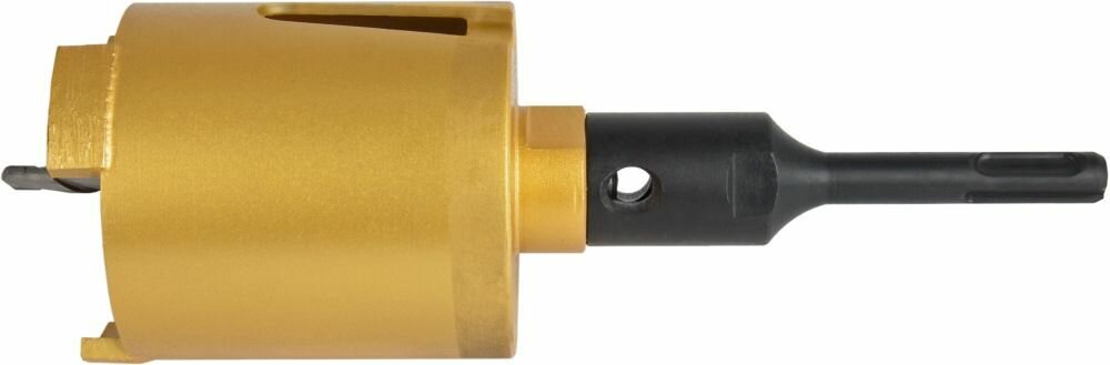 Коронка алмазная ПРАКТИКА Эксперт по бетону SDS-plus/Hex безударная 82 мм (1шт.) туба