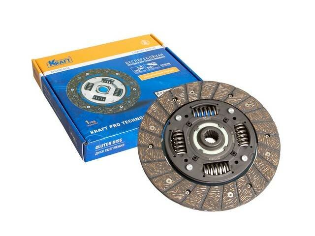 Диск сцепления Daewoo Nexia, Espero 1.5-1.6 (90-) (DOHC) Kraft арт. KT098606