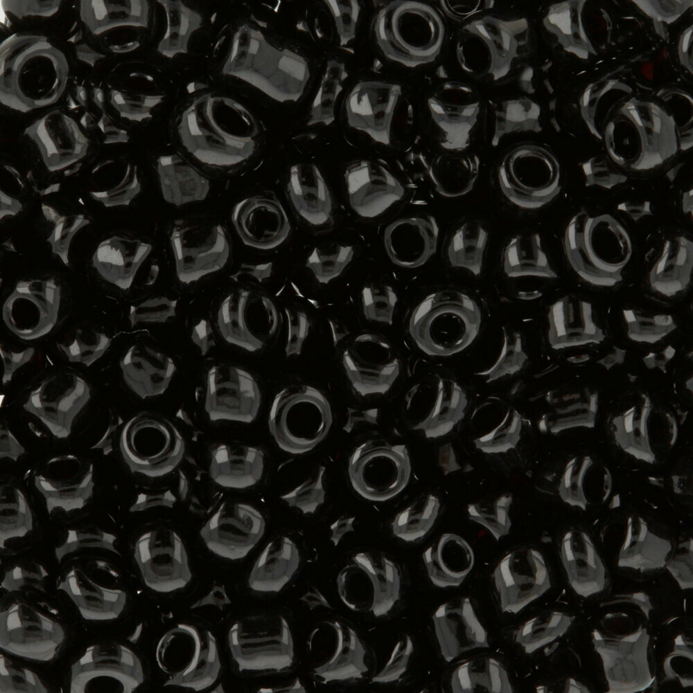 Бисер "Zlatka" круглый GR 08/0 10 г №0049 черный